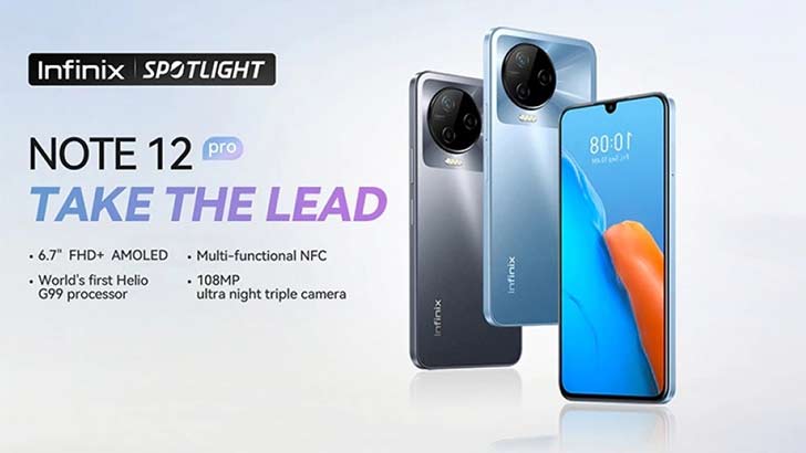 Infinix Note 12 Pro Rebooting With 4G SoC, Fancy Redesign, and an ...