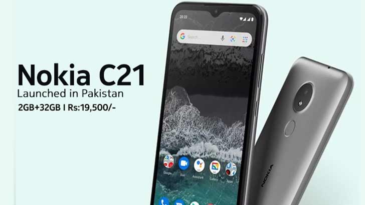 Nokia C21 Quietly Launched in Pakistan; Unisoc SC9863A Chip, 3000mAh ...