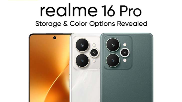 Realme 16 Pro Exposed in a Leak with Four Storage and Three Color ...