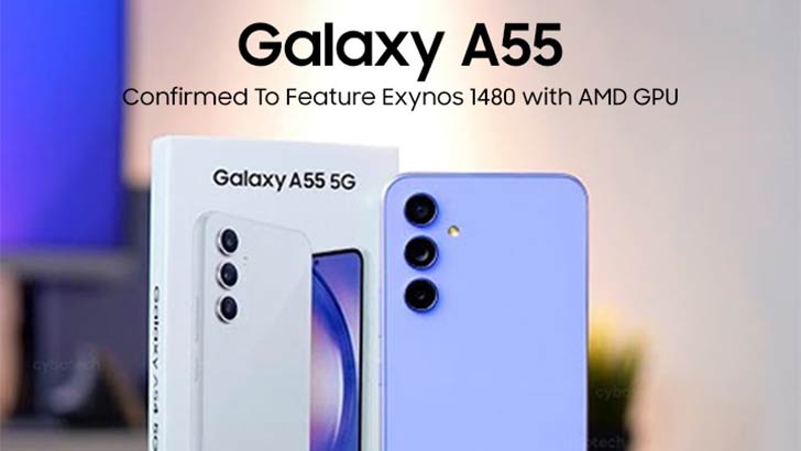 Samsung Galaxy A55 Benchmark Reveals Exynos 1480 x AMD GPU, 8GB RAM ...