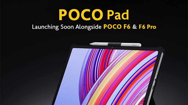Xiaomi Poco Pad is Also Launching Globally at Dubai Event with Poco F6 ...