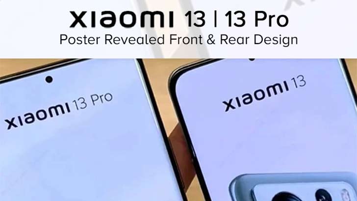 Xiaomi 13 Lineup Appears in the First ever Hands-on Image; Front and ...