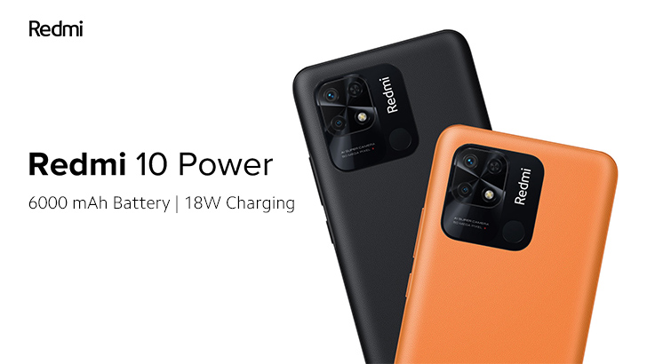 Xiaomi Redmi 10 Power Debuts with a Colossal 6000 mAh Battery & Fast ...