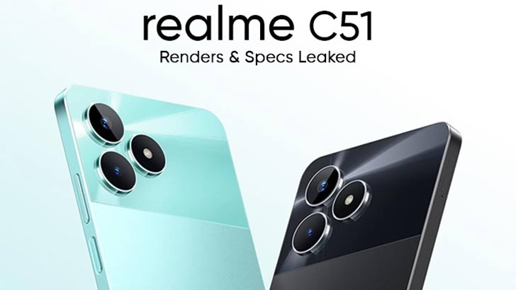 Realme C51 Features New Design and Mini Capsule Notch; Renders Leak with Key Specs - WhatMobile news