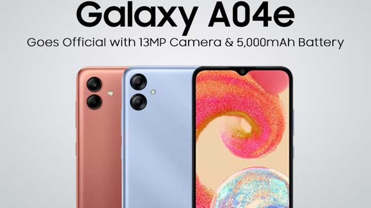 Samsung Galaxy A04e Goes Official with PLS screen, 5000mAh Battery, and ...