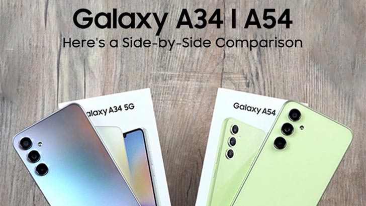 What Makes Samsung's Galaxy A34 and A54 Different? A Side-by-Side ...