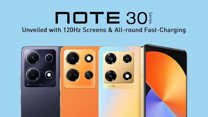 Infinix Note 30 Series Unveiled Via Listings; 120Hz Screens, High-end ...