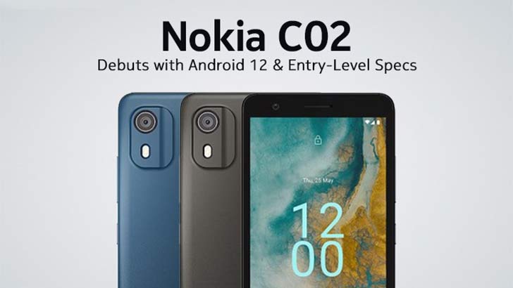 Nokia Discreetly Unveils Lite-budget C02 with Vintage Design, 5.45-inch ...