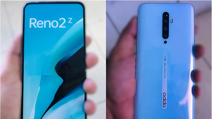 OPPO Reno 2Z live photos leaked revealing quad rear cameras and notch ...