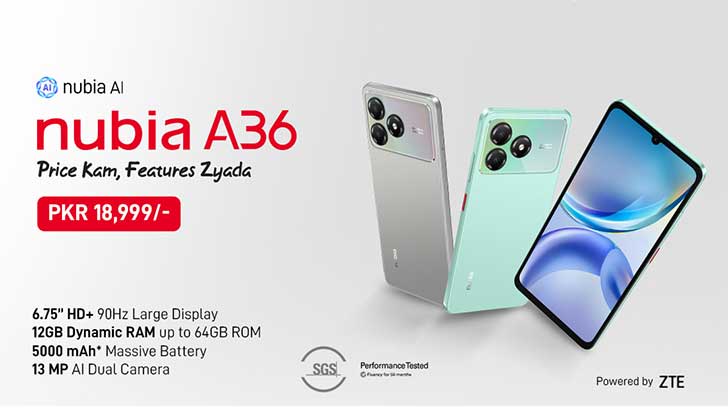 ZTE nubia Launches nubia A36 in Pakistan – “Price Kam, Feature Zyada” - WhatMobile news