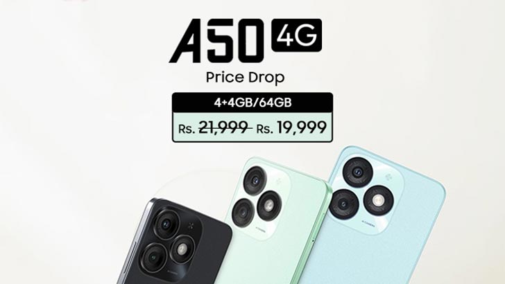 Itel A50 (4/64GB) Gets a Price Cut in Pakistan; Rs 1,000 Slashed for ...