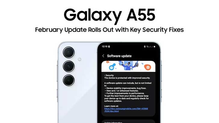 Samsung Galaxy A55 Now More Secure with February 2025 Patch Update ...