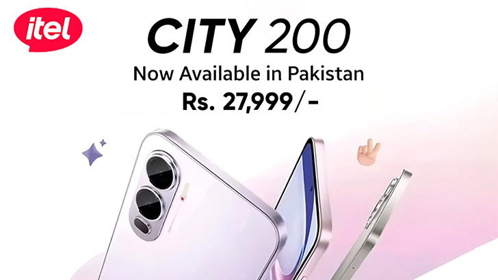 Itel City 200 Launched in Pakistan with Thin Body, Tough Design & 120Hz ...