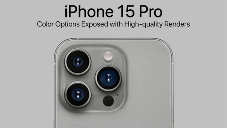 Apple iPhone 15 Pro Color Options Exposed with High-quality Renders ...