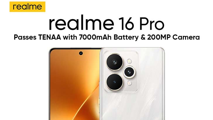 Realme 16 Pro Passes TENAA Certification with 7000mAh Battery and 200MP ...