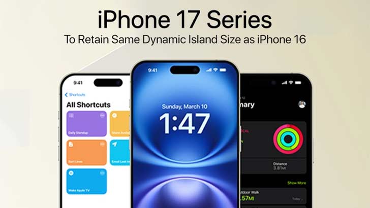 Apple iPhone 17 Models to Retain the Same Dynamic Island Size as iPhone ...