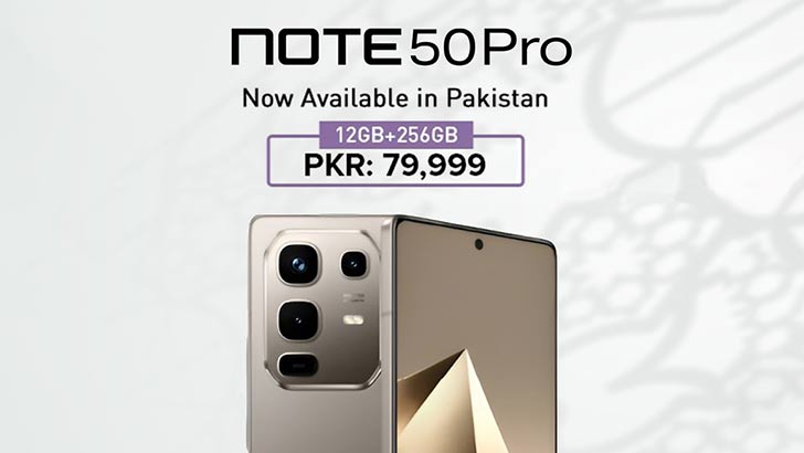 Infinix Note 50 Pro Lands in Pakistan with 144Hz AMOLED & All-Round ...