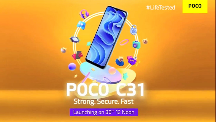 Xiaomi POCO C31 is a New Entry-level POCO; Official Teasers Detail The ...