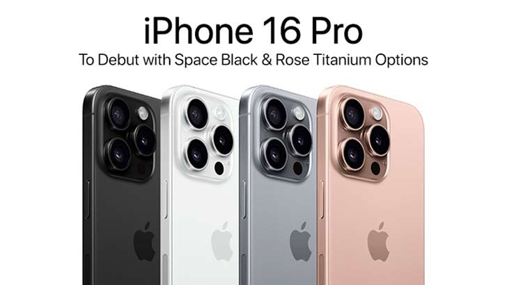Apple iPhone 16 Pro Reported to Introduce Space Black and Rose Titanium ...