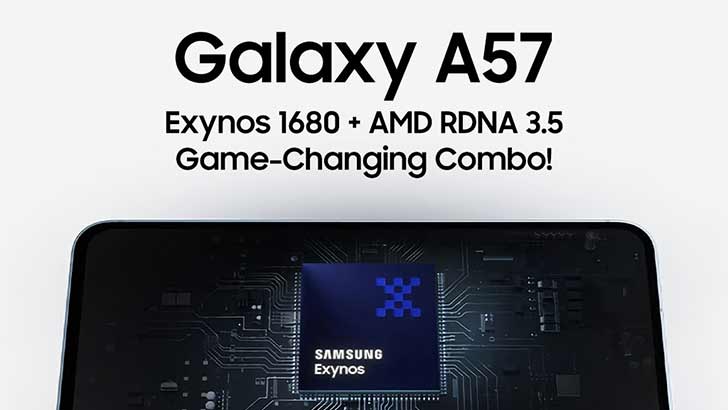 Samsung Galaxy A57 to Feature Exynos 1680 & Next-Gen AMD RDNA 3.5 ...