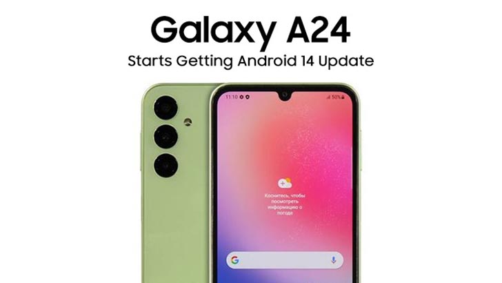 Samsung Galaxy A24; Android 14 x OneUI 6 Update is Officially Available ...