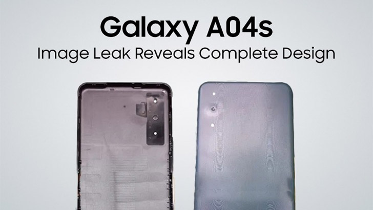 Samsung Galaxy A04s New Image Leak Reveals Complete Design; Features ...
