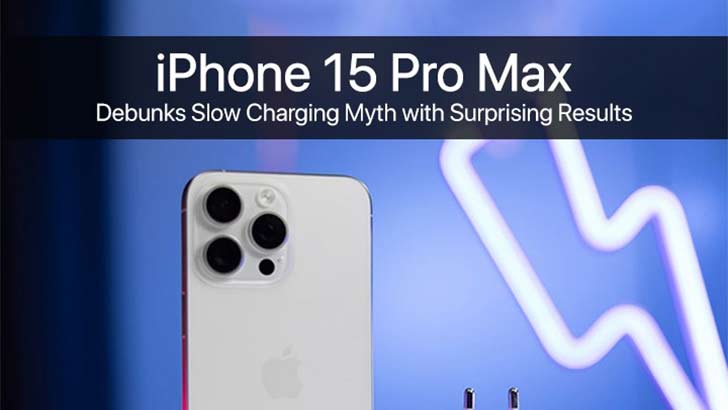 Apple iPhone 15 Pro Max Defies Slow Charging Myth with Unexpected Test ...