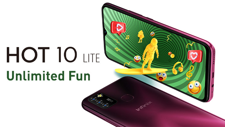 Infinix Hot 10 Lite Announced with a 5000 mAh Battery and an Aggressive ...