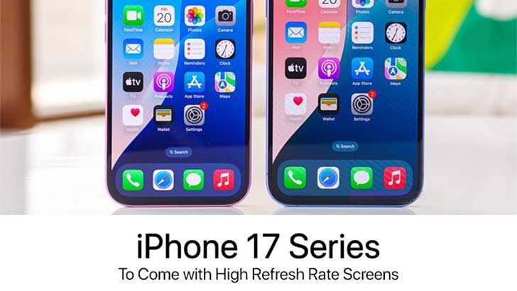 Apple iPhone 17 Lineup to Feature High Refresh Rate Screen Across All ...